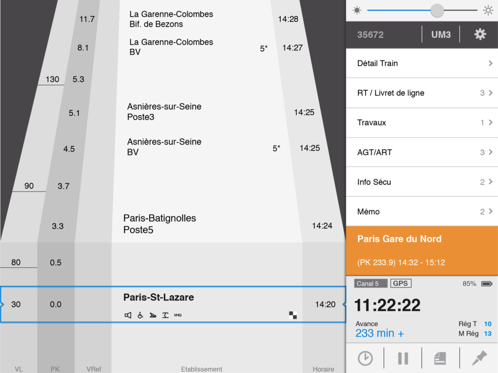 SIRIUS NG : Conception d'une application tactile pour les conducteurs ...